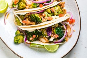 Korean Inspired Vegan Broccoli Tacos - Make It Dairy Free
