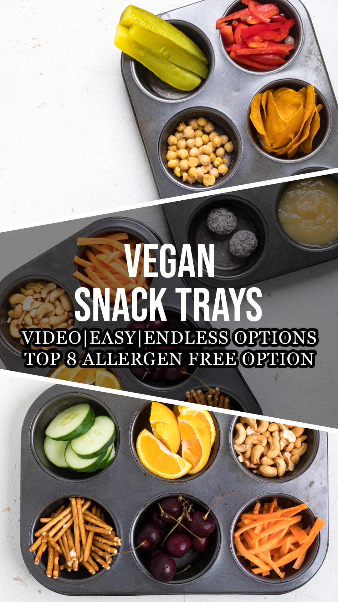 Vegan Snack Trays (Easy Vegan Lunch) - Make It Dairy Free