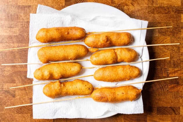 Veggie Corn Dogs - Make It Dairy Free