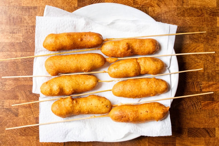Veggie Corn Dogs - Make It Dairy Free