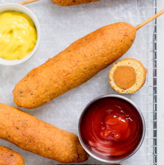 Veggie Corn Dogs - Make It Dairy Free