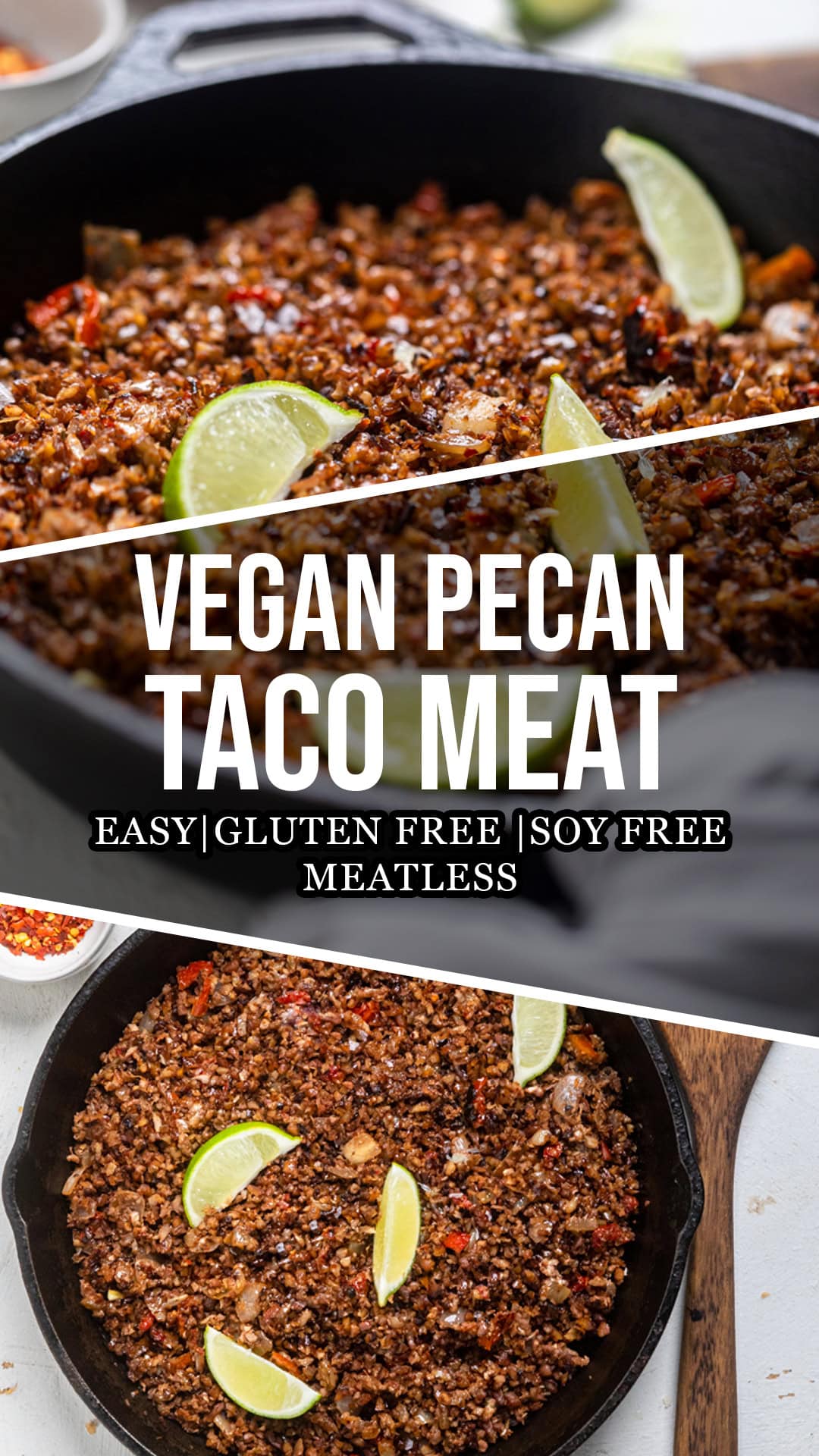 Vegan Pecan Taco Meat - Make It Dairy Free