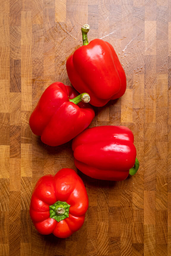 Oven Roasted Red Peppers - Make It Dairy Free