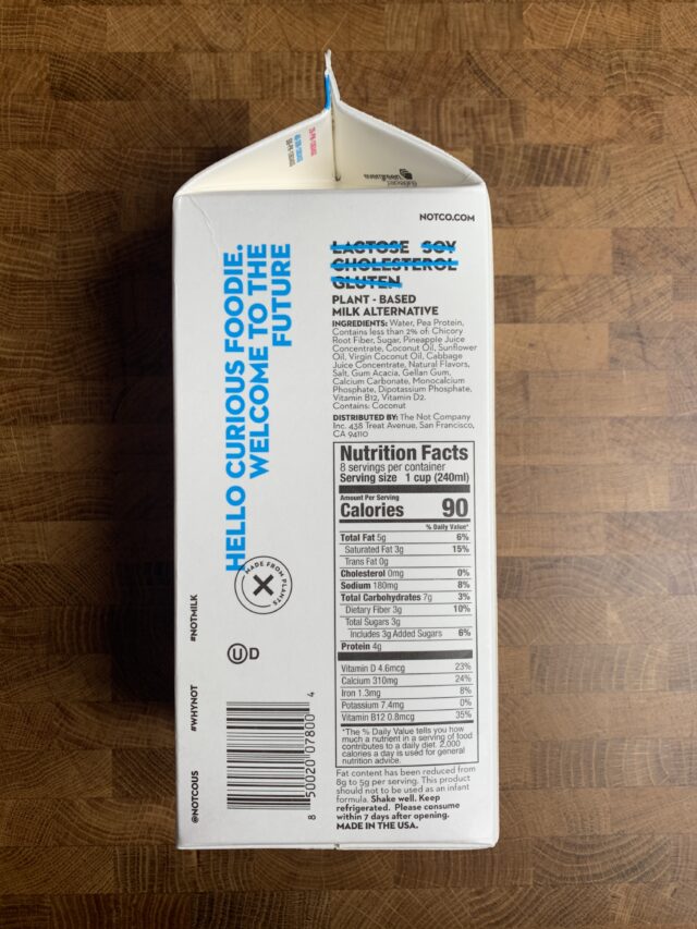 NotMilk Review - Make It Dairy Free