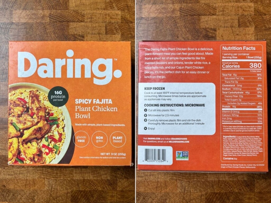 Daring Foods Frozen Meals Review + Taste Test - Make It Dairy Free