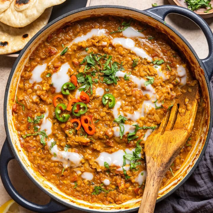 Masoor Dal Recipe (Red Lentil Dal) - Make It Dairy Free