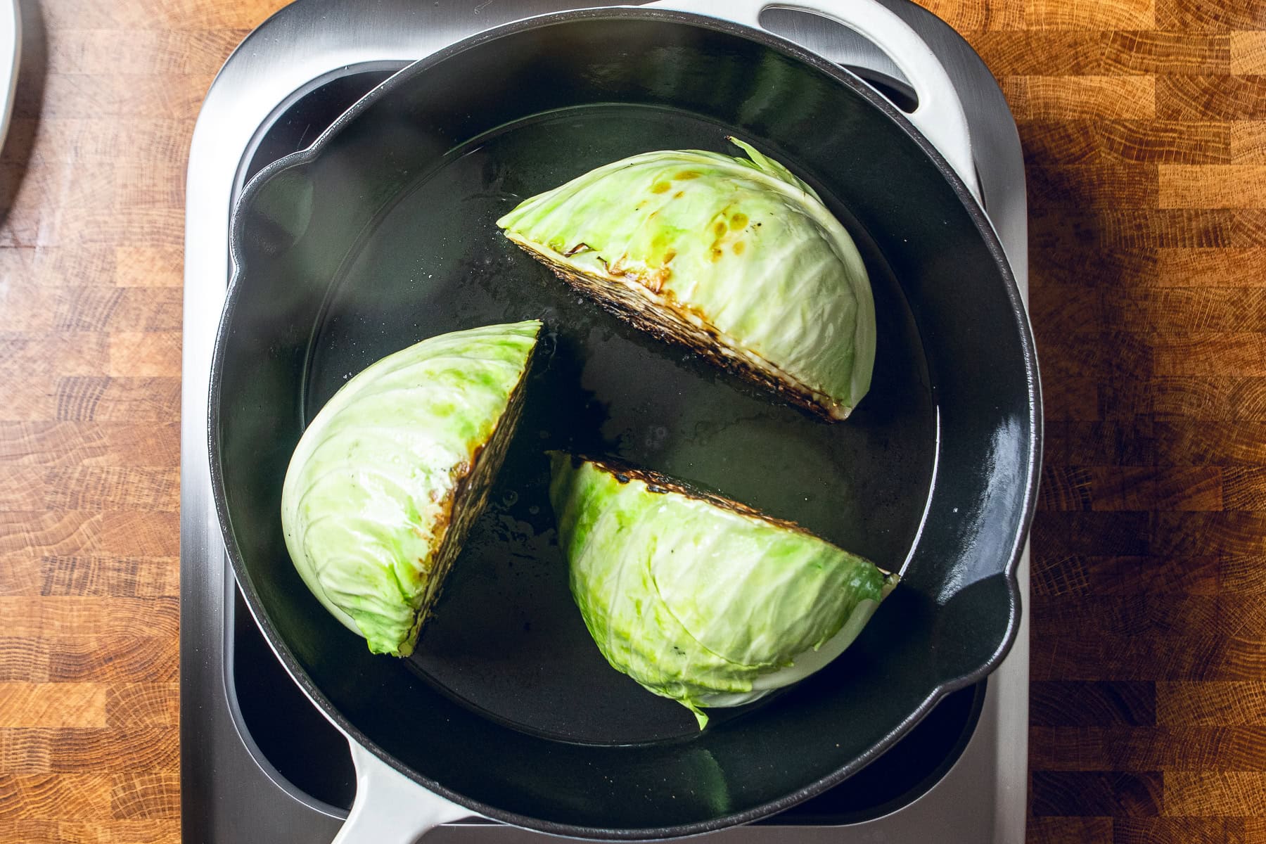 Miso Garlic Melting Cabbage - Make It Dairy Free